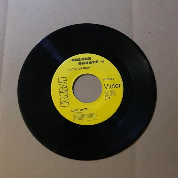 Media | Floyd Cramer Last Date San Antonio Rose 45rpm Vg Tp11 | Poshmark